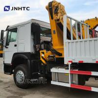 China All Rotation Howo Folding Arm Crane 6x4 400hp 10-20T Cargo With Crane for sale