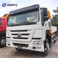 China All Rotation Howo Folding Arm Crane 6x4 400hp 10-20T Cargo With Crane for sale