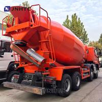 China Howo Concrete Cement Mixer Truck 8X4 380HP 12 Wheel Euro 2 4  High Quality for sale