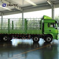 China New Shacman Fence Cargo Truck E3 8X4 380HP 400HP Euro 2  Cargo Truck For Sale for sale