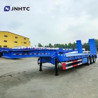 China New Product 3 Axles Gooseneck Low Bed Semi Trailer Customizable And Fine for sale