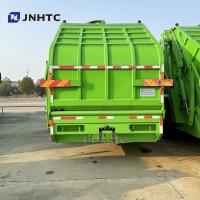 China HOWO 6x4 Garbage Truck Compactor Euro 2 Waste Disposal Garbage Rear Loader Truck Green Diesel  Model New for sale