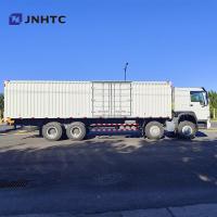 China Sinotruk Howo  Cargo Truck 7.2m Van Cargo Truck 8*4 400HP 12wheeler Best Product for sale