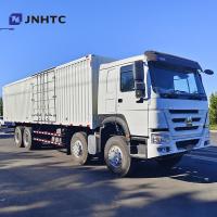 China Sinotruk Howo  Cargo Truck 7.2m Van Cargo Truck 8*4 400HP 12wheeler Best Product for sale