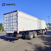 China Sinotruk Howo  Cargo Truck 7.2m Van Cargo Truck 8*4 400HP 12wheeler Best Product for sale