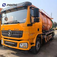 China New Vacuum Truck Sewage Suction Tanker Trucks  Shancman L3000 4X2 245HP Top Quality for sale
