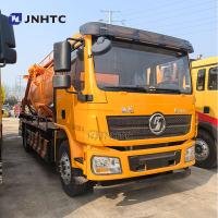 China New Vacuum Truck Sewage Suction Tanker Trucks  Shancman L3000 4X2 245HP Top Quality for sale