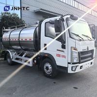 China Factory Price 5 Cbms Water Tanker Truck For Fresh Milk Transport for sale