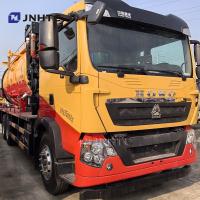 China Howo TX Sewage Suction Vehicle Sewage Pump Trucks New 16m3 6X4 10 Wheels 350HP for sale