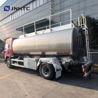 China FAW Fuel Tank Truck Oil Tanker 4X2 5M3  6 Wheel Weatherproof With Steel Framed Structure for sale