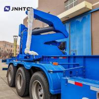 China New China Official Truck Container Side Lifter Lowbed Semi-Trailer With Crane High Quality for sale