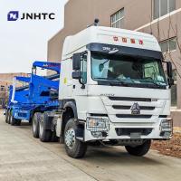 China New China Official Truck Container Side Lifter Lowbed Semi-Trailer With Crane High Quality for sale