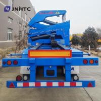 China New China Official Truck Container Side Lifter Lowbed Semi-Trailer With Crane High Quality for sale