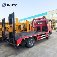 China HOWO Wrecker Truck 4x2 5ton Excavator Loader Loading Tow Wrecker Flatbed Cargo Truck for sale