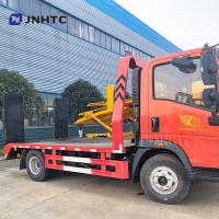 China HOWO Wrecker Truck 4x2 5ton Excavator Loader Loading Tow Wrecker Flatbed Cargo Truck for sale