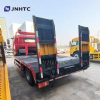 China HOWO Wrecker Truck 4x2 5ton Excavator Loader Loading Tow Wrecker Flatbed Cargo Truck for sale
