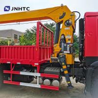 China HOWO Traight Arm Crane Truck 6X4 10 Wheels 340hp 10 Ton Cargo Truck With Crane for sale