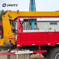 China HOWO Traight Arm Crane Truck 6X4 10 Wheels 340hp 10 Ton Cargo Truck With Crane for sale