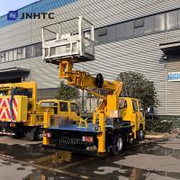 China Best Condition Light 14m Telescopic Boom Aerial Ladder Aerial Working Vehicle for sale