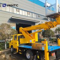 China High-altitude Operation Truck 4x2 12m 18m Telescopic Boom Aerial Platform Truck for sale
