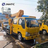 China High-altitude Operation Truck 4x2 12m 18m Telescopic Boom Aerial Platform Truck for sale