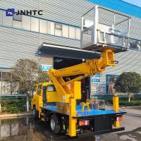 China High-altitude Operation Truck 4x2 12m 18m Telescopic Boom Aerial Platform Truck for sale