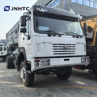 China Best HOWO Diesel Cargo Truck 4x4 6 Wheeler Chassis With Crane High Quality for sale