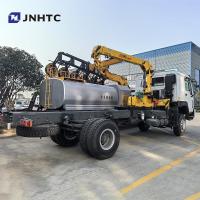 China Best HOWO Diesel Cargo Truck 4x4 6 Wheeler Chassis With Crane High Quality for sale