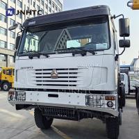 China Best HOWO Diesel Cargo Truck 4x4 6 Wheeler Chassis With Crane High Quality for sale