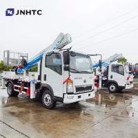 China HOWO 4x2 20m Truck Mounted Aerial Work Platform Foldable Knuckle Boom Aerial Work Platform Truck for sale