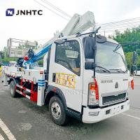 China HOWO 4x2 20m Truck Mounted Aerial Work Platform Foldable Knuckle Boom Aerial Work Platform Truck for sale