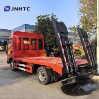 China Good Price HOWO Wrecker Truck 4X2 165HP Mini Camioneta Flatbed Cargo With Ladder Truck for sale