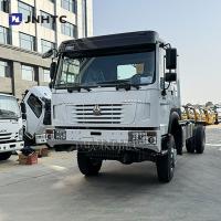 China SINOTRUK HOWO Diesel Cargo Truck 4x4 6 Wheeler Chassis With Crane Low Price for sale