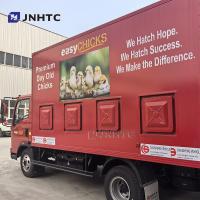 China Howo Light Fence Type Livestock And Poultry Transport Cargo Truck Live Chicken Delivery Truck for sale