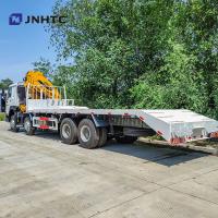 China NEW Howo Crane Truck 8X4 10Tons Cargo With Folding Crane 16 Wheels Best Price for sale