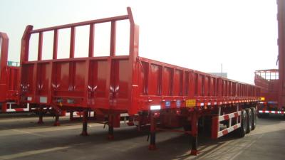 China 3 AXLES DOUBLE FUNCTION CONTAINER SEMI TRAILER 30000KG LEG Q235 Steel Material for sale