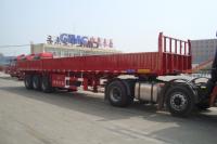 China 3 AXLES DOUBLE FUNCTION CONTAINER SEMI TRAILER 30000KG LEG Q235 Steel Material for sale
