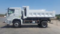 China 4×2 290hp Double Axle Dump Truck , SINOTRUK 5 - 10 Ton Dump Truck For Docks for sale