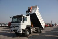 China Multi Color Optional 30 Ton Tri Axle Dump Truck For Mining Model ZZ3257N3847A/N0WA for sale
