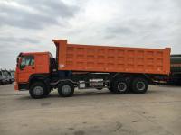 China High Loading Capacity 12 Wheeler Dump Truck With Safety Hydraulic Control System for sale