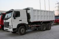 China SINOTRUK HOWO A7 Construction Dump Truck 30-40 Tons RHD 10 Wheels In White for sale