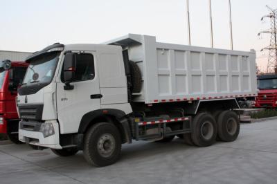 China SINOTRUK HOWO A7 Construction Dump Truck 30-40 Tons RHD 10 Wheels In White for sale