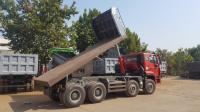 China 8×4 Heavy Duty Dump Truck / Sinotruk Howo Dump Truck For Flatbed And Hyva Lifting for sale
