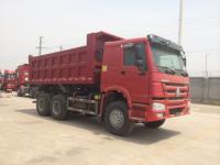 China 336hp 18M3 6x4 40T Heavy Duty Dump Truck Sinotruk Howo7 Model Red Color for sale