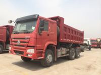 China 336hp 18M3 6x4 40T Heavy Duty Dump Truck Sinotruk Howo7 Model Red Color for sale
