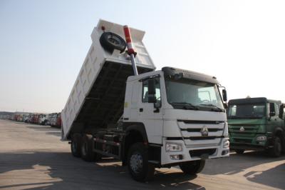 China White Color Sinotruk Howo7 Heavy Duty Dump Truck 40T 20M3 Capacity LHD HYVA Lifting for sale