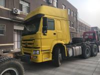 China Hard And Firm 6×4 Prime Mover Truck / Optional Color Howo Tractor Truck for sale