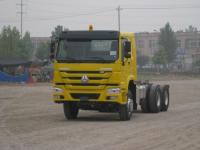 China Hard And Firm 6×4 Prime Mover Truck / Optional Color Howo Tractor Truck for sale