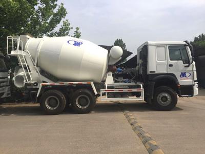 China 6x4 8M3 Concrete Mixer Tank Truck Sinotruk Howo7 White Color Hw76 Cabin for sale