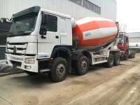 China 8×4 12m3 - 16m3 Concrete Mixer Truck Sinotruk Howo With External Force Resistance for sale